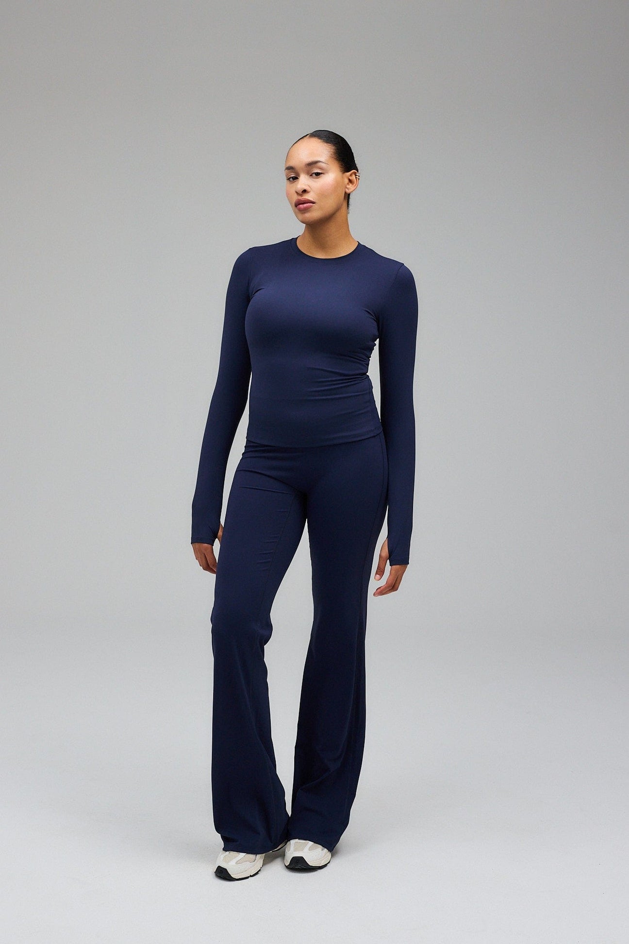 Flare Yoga Pants - Navy | Exercere